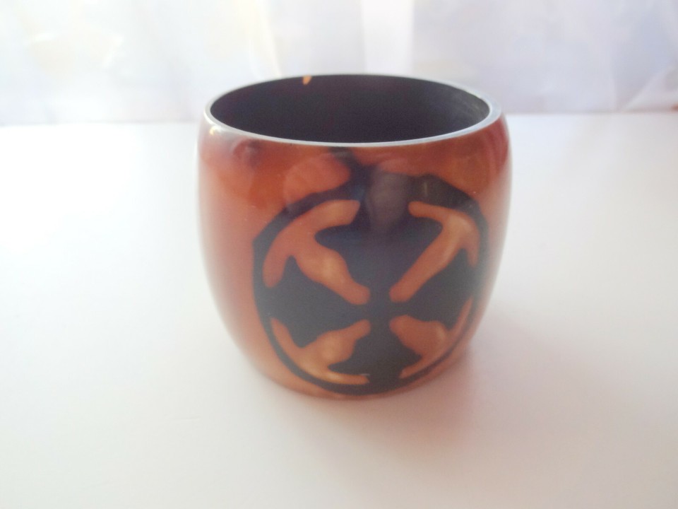 Vtg Stunning Monies Gerda Lynggaard Cotic Cross Horn Massive Bangle ...