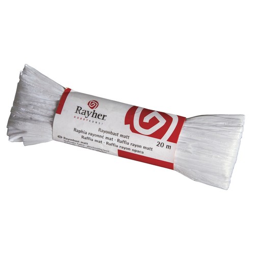 Bast Rayon, Matte, Echéveau 20 M, White 4006166045905 | eBay
