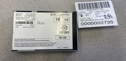 2020-2023 MAZDA CX30 AUDIO TUNER REMOTE MODULE OEM #BDTT66DR0 | eBay