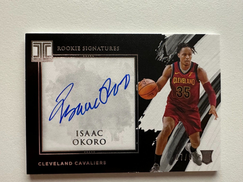 2020-21 Panini IMPECCABLE ISAAC OKORO RC AUTO /99 CAVALIERS | eBay