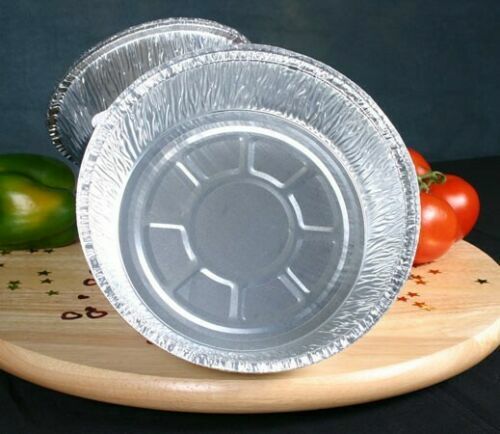 7 Inch Round Aluminium Foil Food Containers + Lids - Free Delivery | eBay