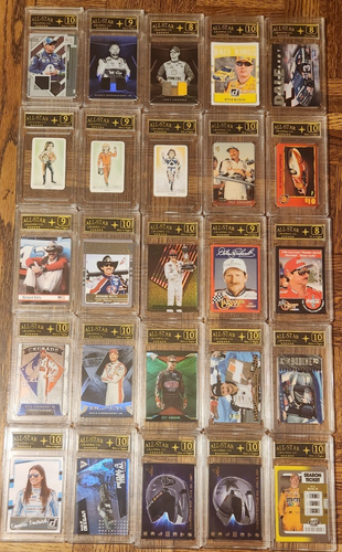 (25) Auto Racing Card Lot Inserts, Etc - All ASG Graded Lot - Look | eBay