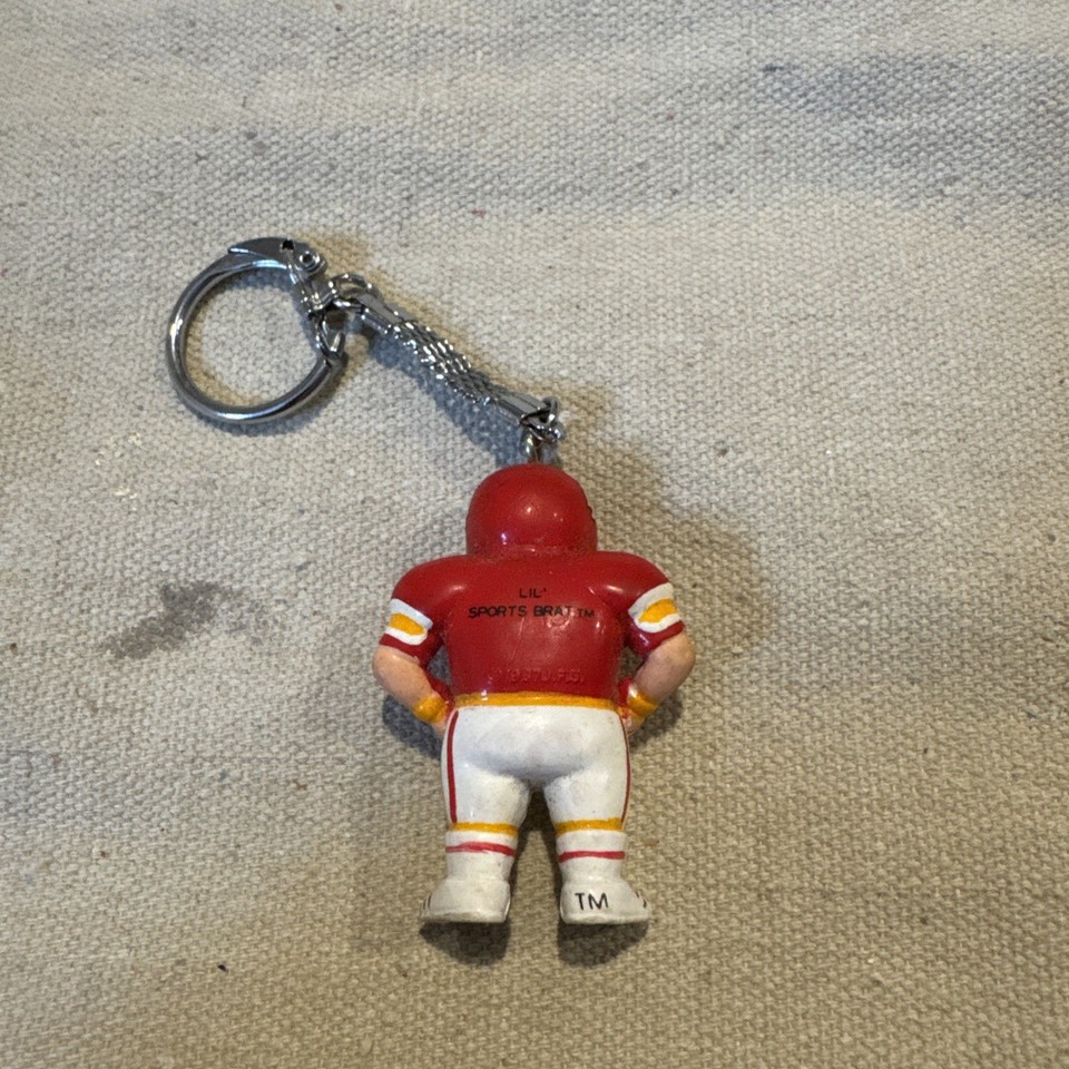 Vintage Original 1987 Lil Sports Brat Kansan City Chiefs NFL Keychain ...