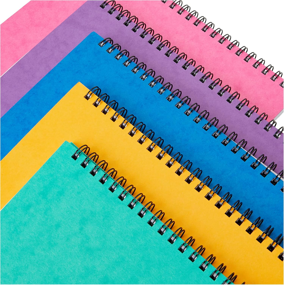 Notebook FSC Twinwire Perforated Ruled 120 Pages 75Gsm A5 Assorted Ref ...