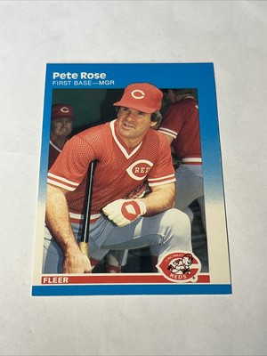 1987 Fleet Glossy Pete Rose | eBay