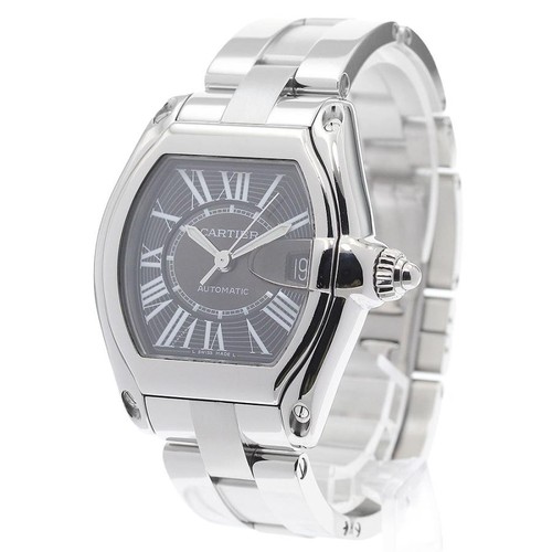 CARTIER W62041V3 Roadster LM Date Automatic Men's #C508 | eBay