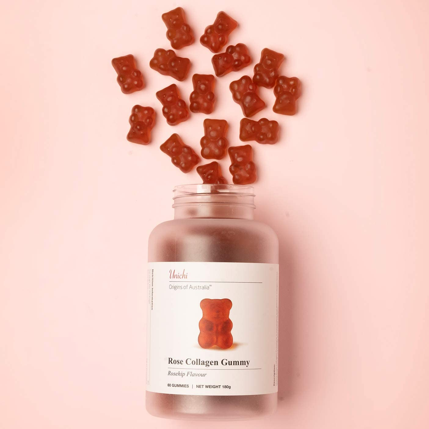 Rose Collagen Gummy 60 Gummies, Rosehip 60 Count | eBay