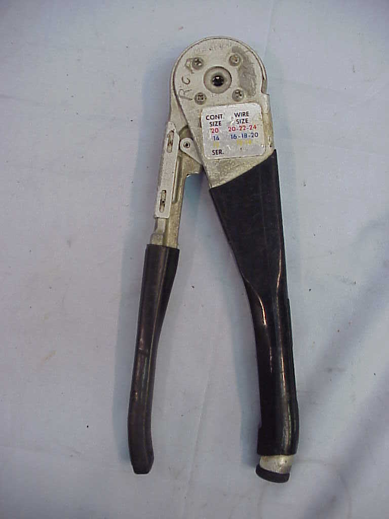 Buchanan MS3191-1 Ratchet Hand Crimp Tool 24-12 AWG w/Blue #16 ...