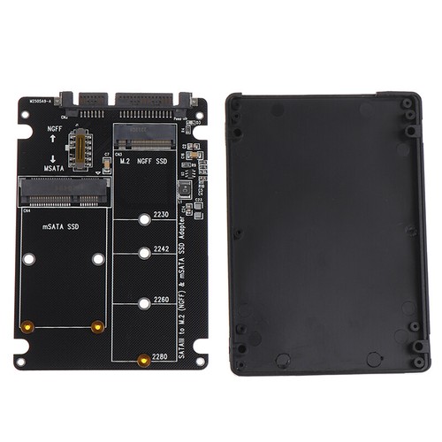 NGFF To SATA 3 HDD Enclosure MSATA SSD Adapter M.2 SATA Protocol ...