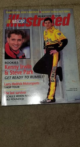 Nascar Winston Cup Illustrated Magazine,February 1998,Kim Labonte Kenny ...