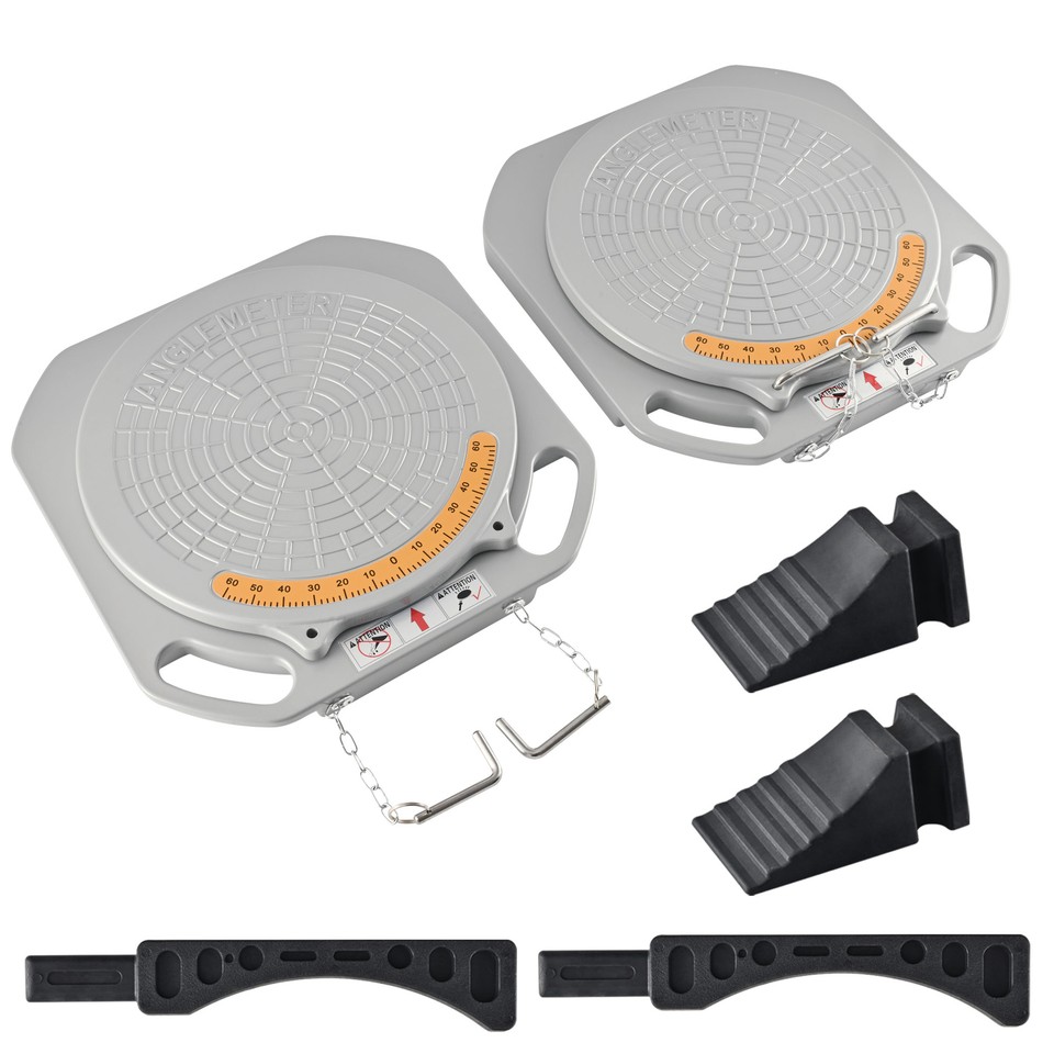 Wheel Alignment Turntable Plates 1 Pair 11,000 LBS Load Capacity ...