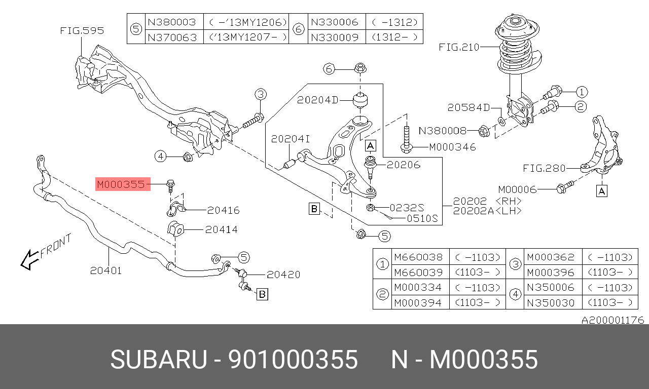 Genuine OE Bolt Flg M8X25 901000355 For Subaru 90100-0355 | eBay