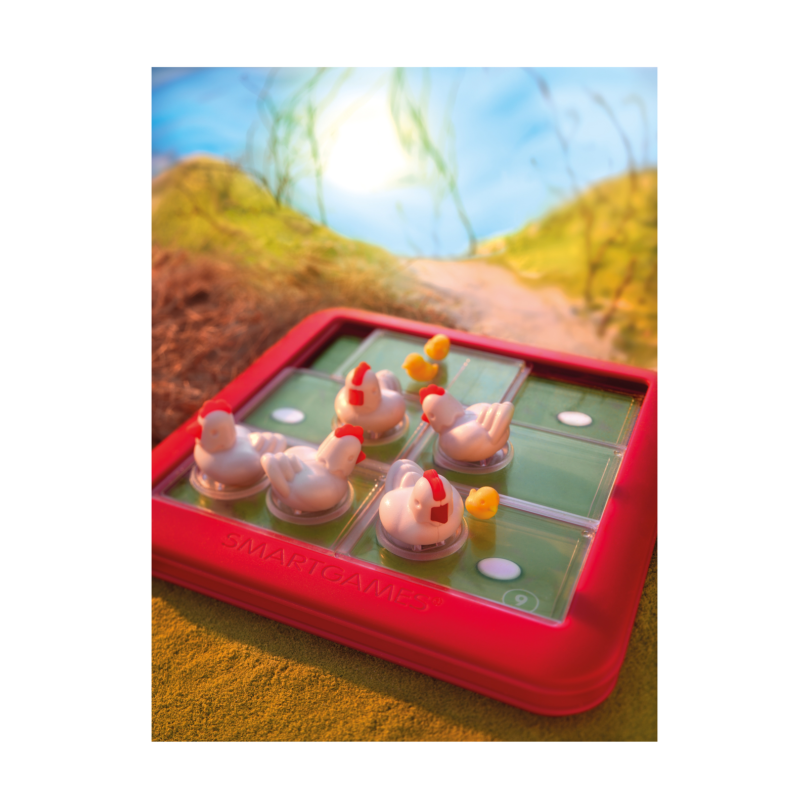 SmartGames Chicken Shuffle Jr. Travel Game 60 Challenges Ages 4 for ...