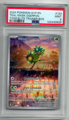 2024 POKEMON TWM POKEMON CENTER ETB PROMO SVP EN #123 TEAL MASK OGERPON ...