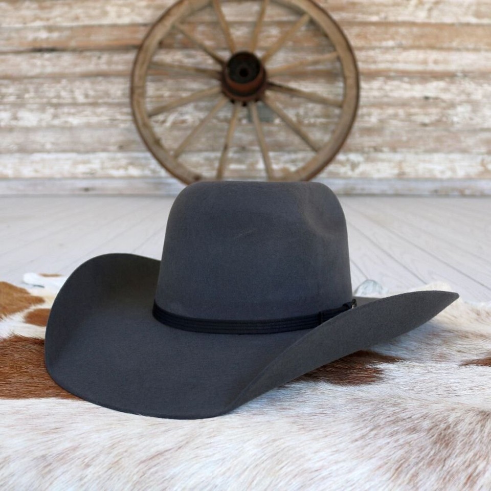 Resistol Hooey Day Money Felt Cowboy Hat | Grey | eBay