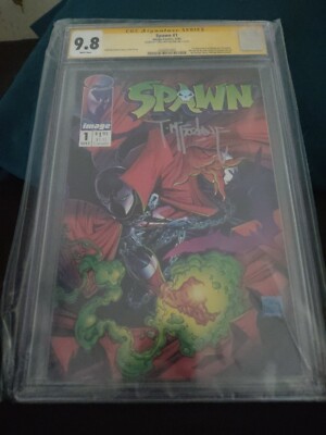 Spawn #1 CGC 9.8 1st app of Spawn and Signed Todd McFarlane | eBay