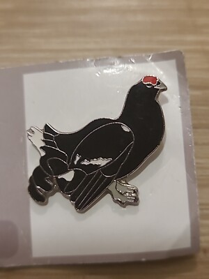 Black Grouse Birding Bird RSPB Lapel Hat Enamel Pin | eBay