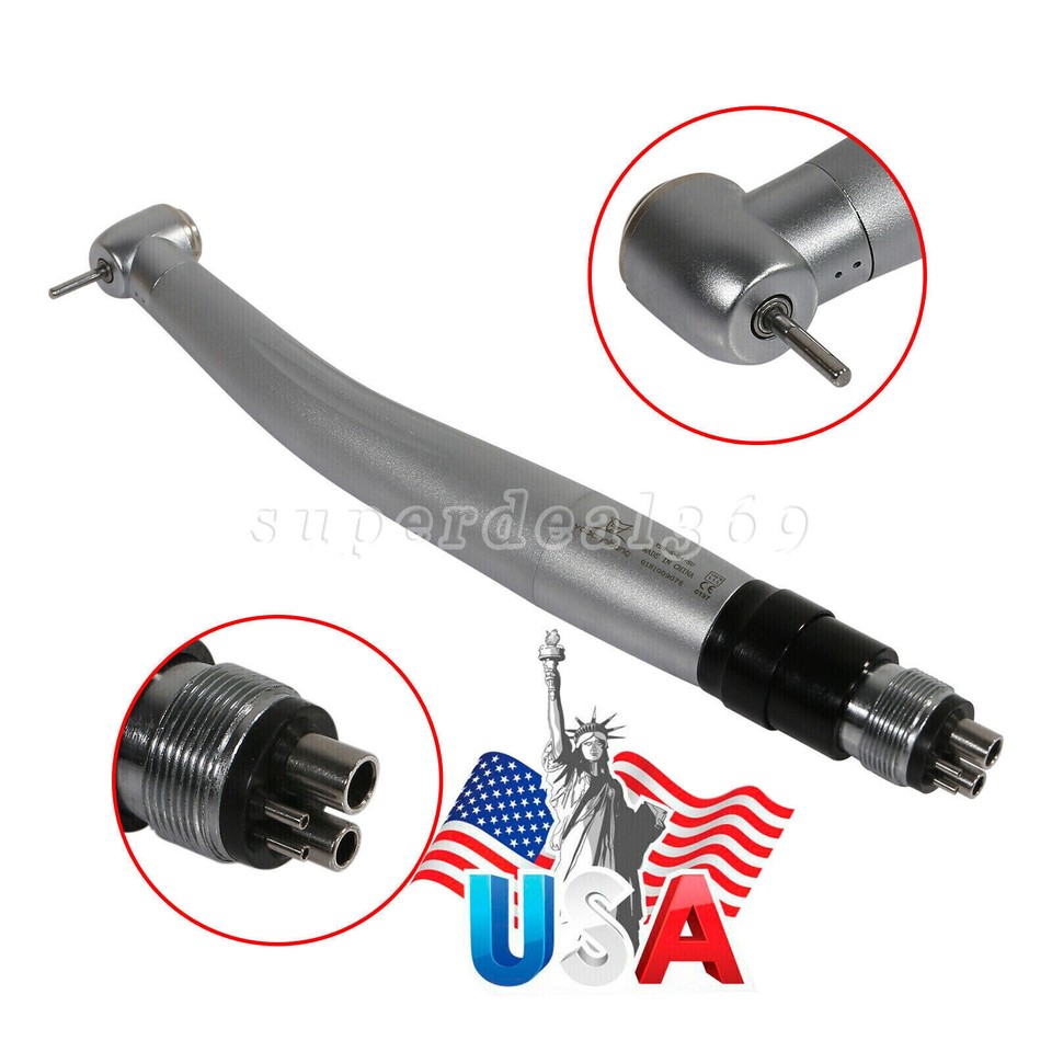 Dental LED E-generator /Fiber Optic /No-LED High Speed Handpiece 2/4/6H ...