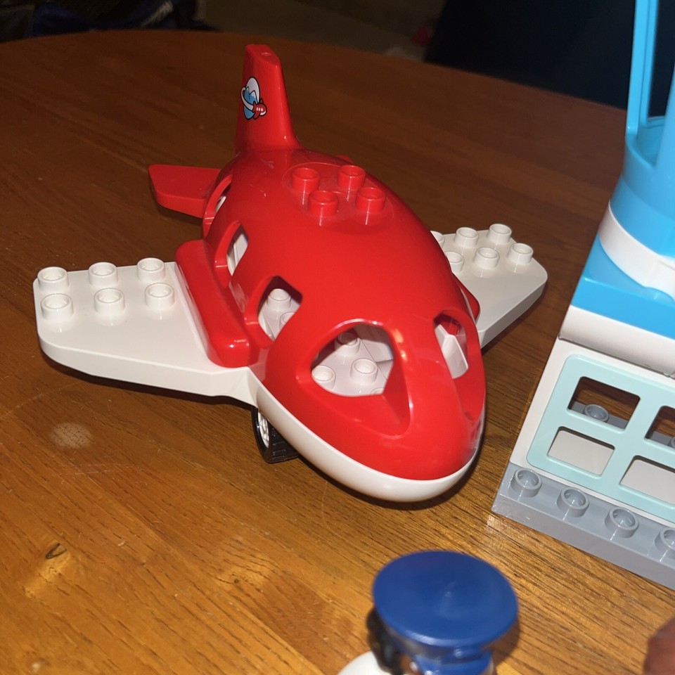 LEGO DUPLO 10961 TOWN AIRPLANE & AIRPORT BUILDING TOYs Incomplete ...
