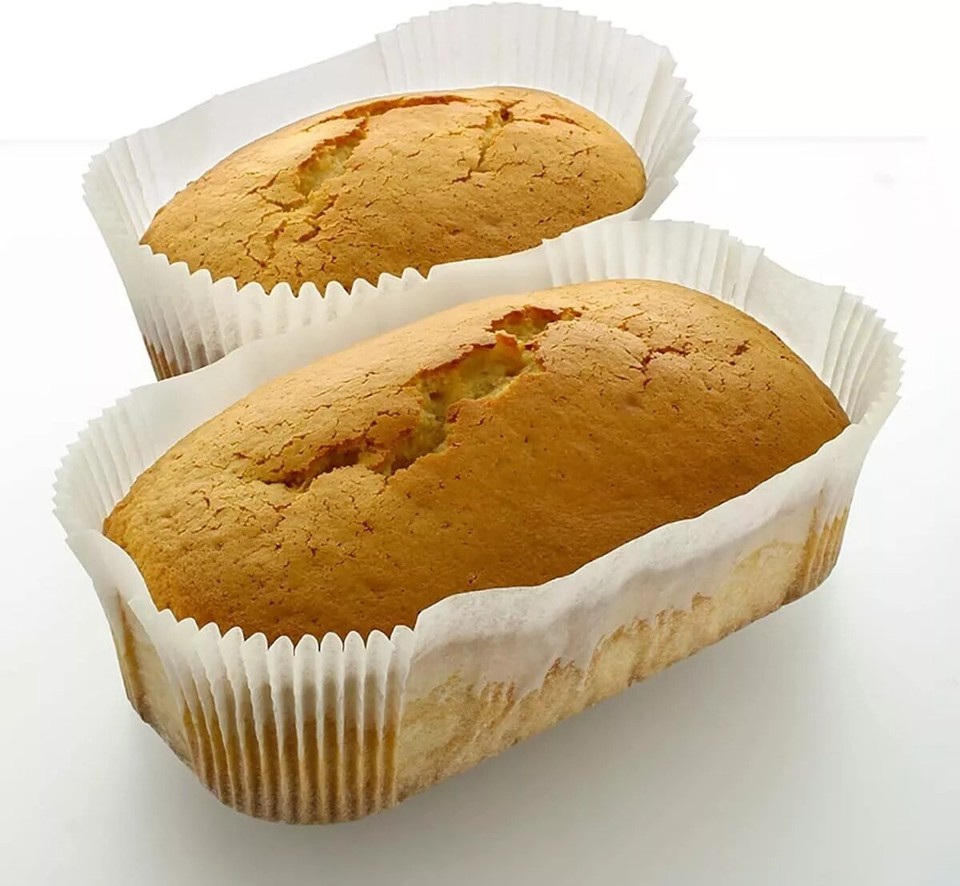 Doric 2lb Loaf Tin Liners, 40 Pack, Non-Stick Siliconised Greaseproof ...