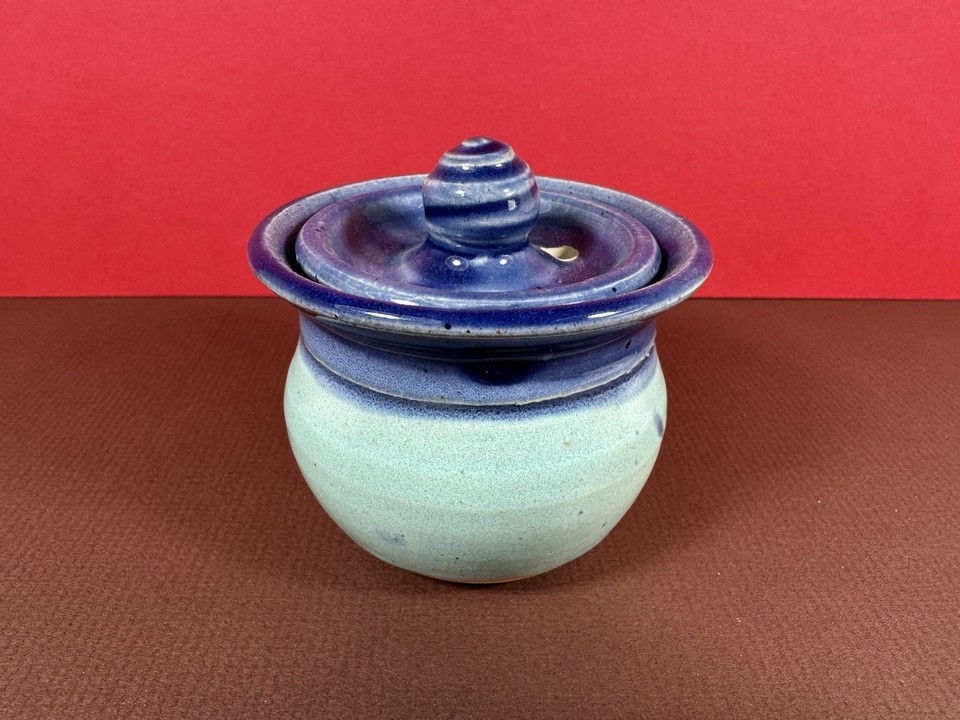 Cape Cod STUDIO ART Barn Hill Pottery EGG POACHER great gift for ...