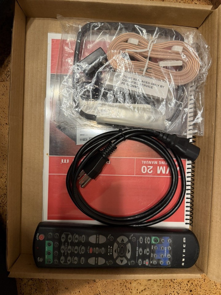 Anthem AVM-20 PreAmp / Processor - Original Owner | eBay