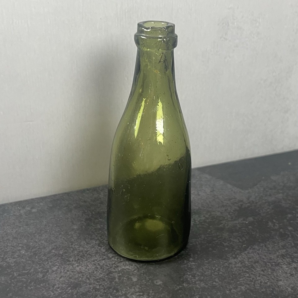 Rare Mid 19th Century Miniature Salesman Sample Blown Glass Champagne ...