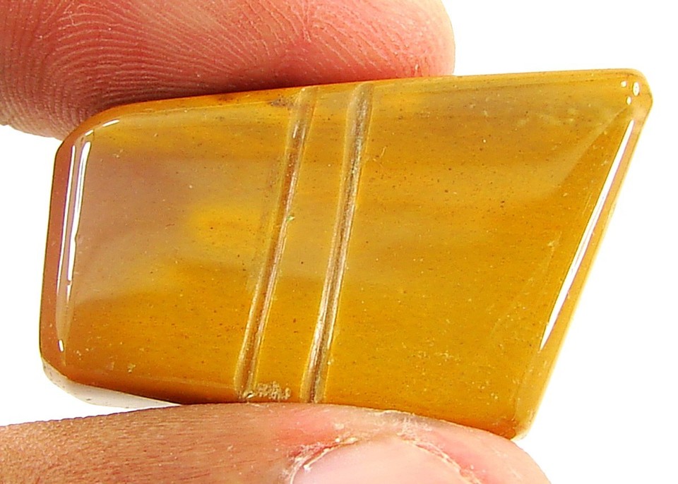 49.00 Ct Natural Yellow Mookaite Loose Gemstone Stone Carved Cab Wire ...