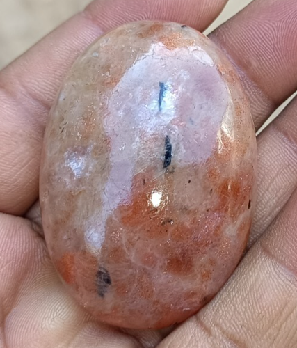 Natural Sunstone Cabochon 173 Carat 1 Piece Size 50X35X13X MM | eBay