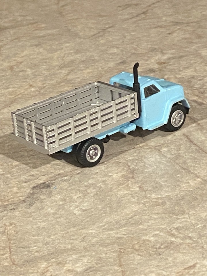 Custom HO scale Chevy C-70 Rack Body Farm Truck | eBay