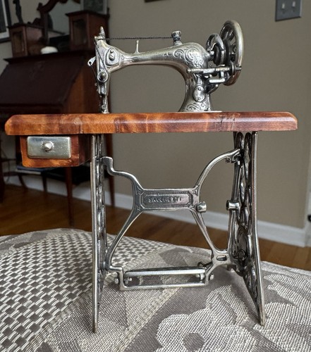 Sacchetti Miniature Sewing Machine Stamped 800 Silver | eBay UK