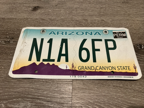 ARIZONA LICENSE PLATE GRAND CANYON STATE DESERT SCENE 🌵 N1A 6FP | eBay