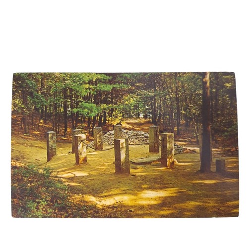 Postcard Thoreau's Cairn At Walden Pond Concord Massachusetts Chrome ...