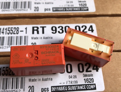 RT930024 RT33L028 Tyco Electronics Power Relay 16A 250VAC 28VDC 9Pins ...