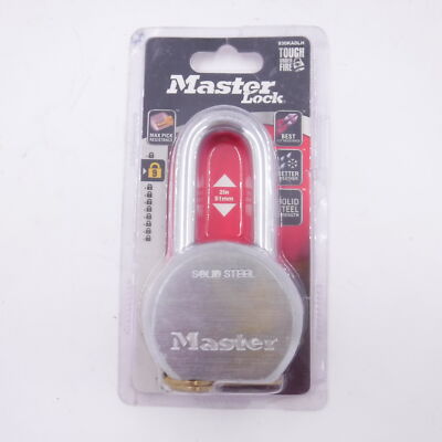 Master Lock 2" Shackle x 2.5" W Steel Solid Body Padlock Keyed Alike ...