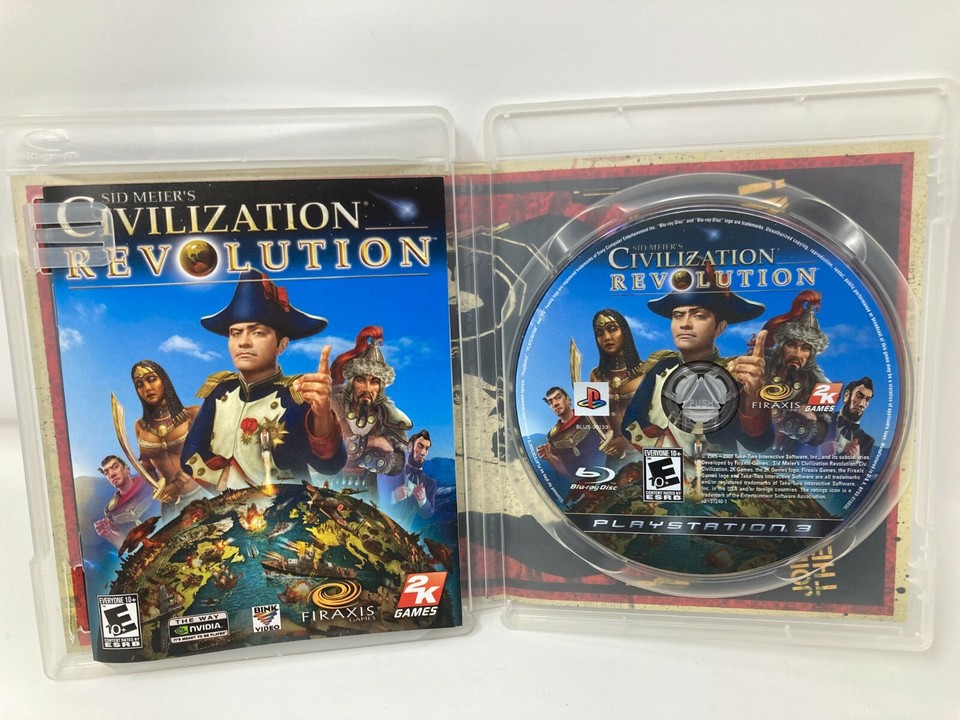 Sid Meier's Civilization Revolution Sony Playstation 3 PS3 with Manual ...