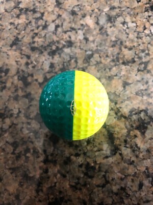 PING GOLF BALL/S-(1) RARE PING PUNCH GREEN/YELLOW PING EYE #2 GOLD TEXT ...