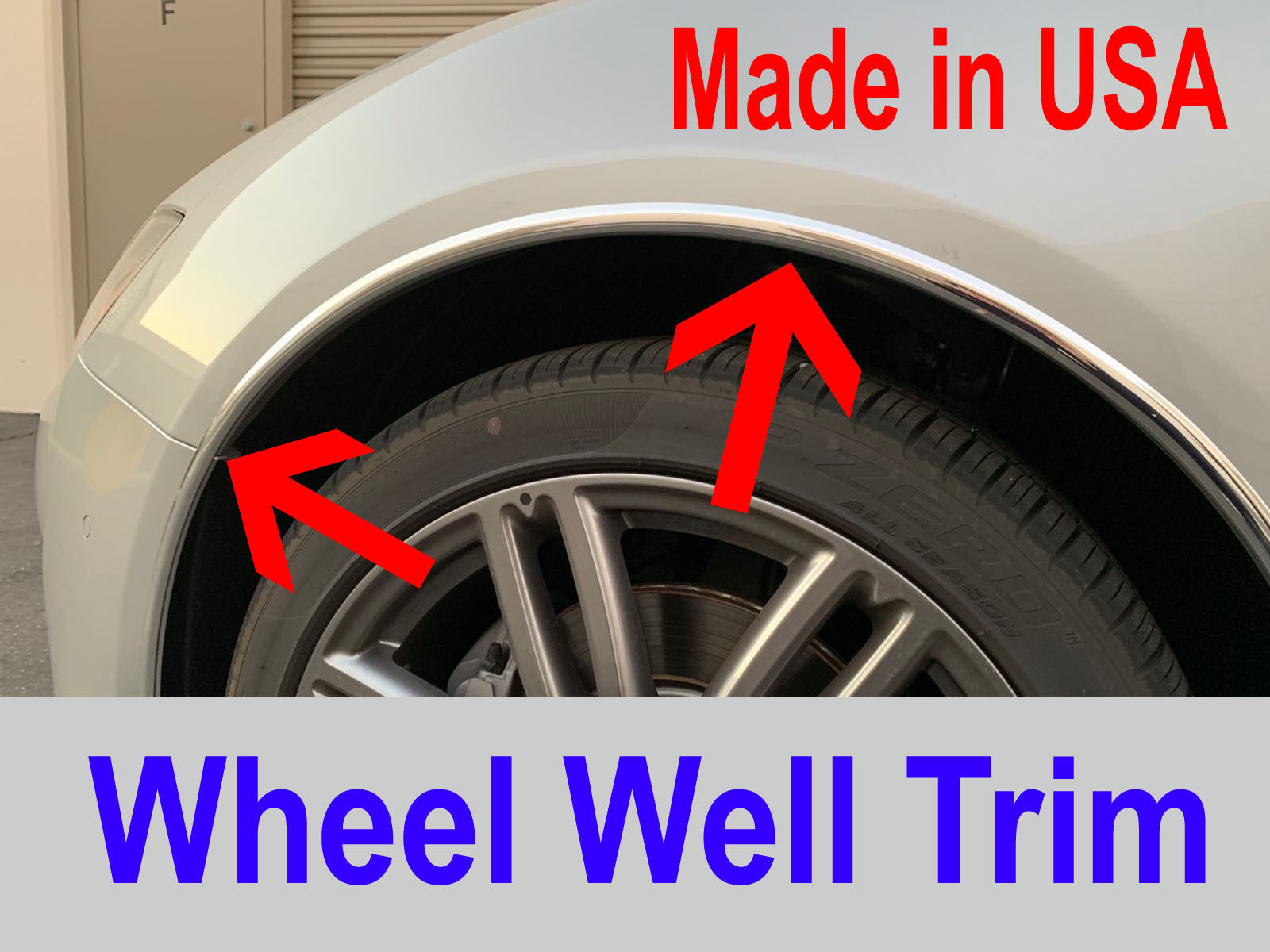 2004-2019 ToyotaModels 4pc Chrome Wheel Well Fender Trim Molding Kit ...