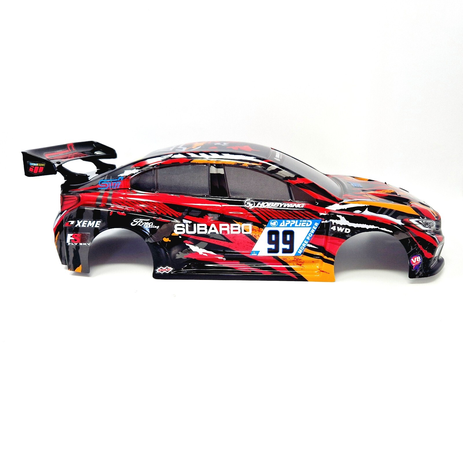 HSP RC Car Body Shell Subaru STI Fits HSP, Maverick Strada 1/10 Scale ...