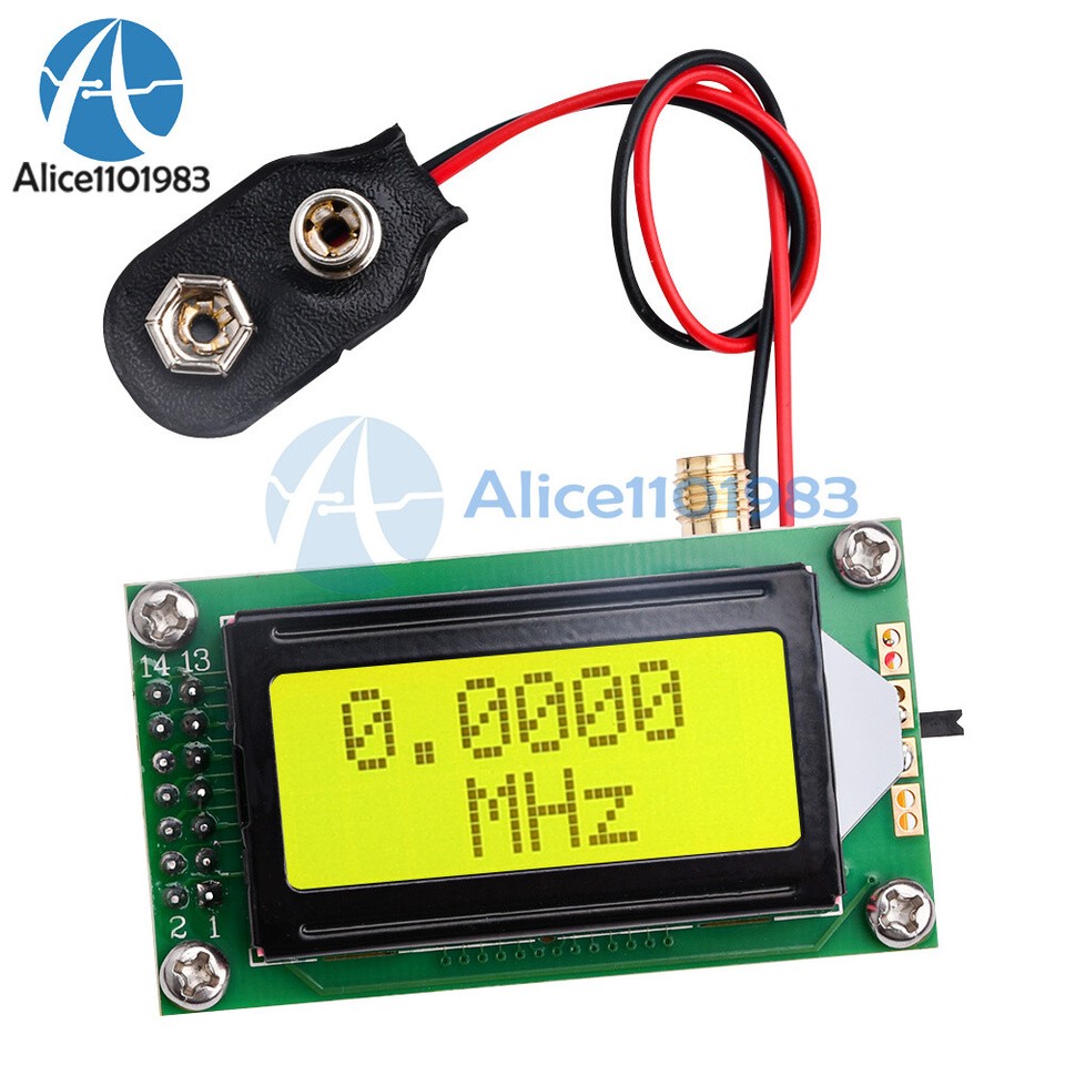 RF 1-500 MHz Frequency Counter Meter Board w/ LCD display For Ham Radio ...
