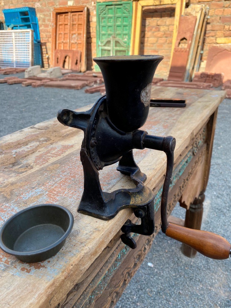 Antique Old Spong & Co. Ltd. - Antique Hand Coffee grinder, Douwe ...