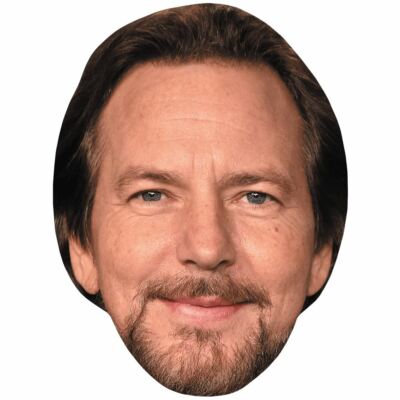 Eddie Vedder (Smile) Celebrity Mask, Flat Card Face | eBay