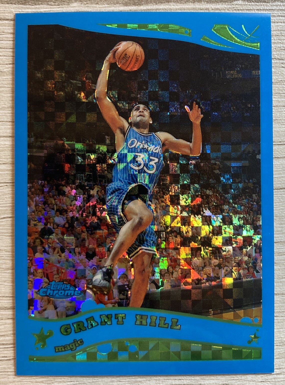 2006 Topps Chrome #1 Blue XFractor Grant Hill 60/90 | eBay
