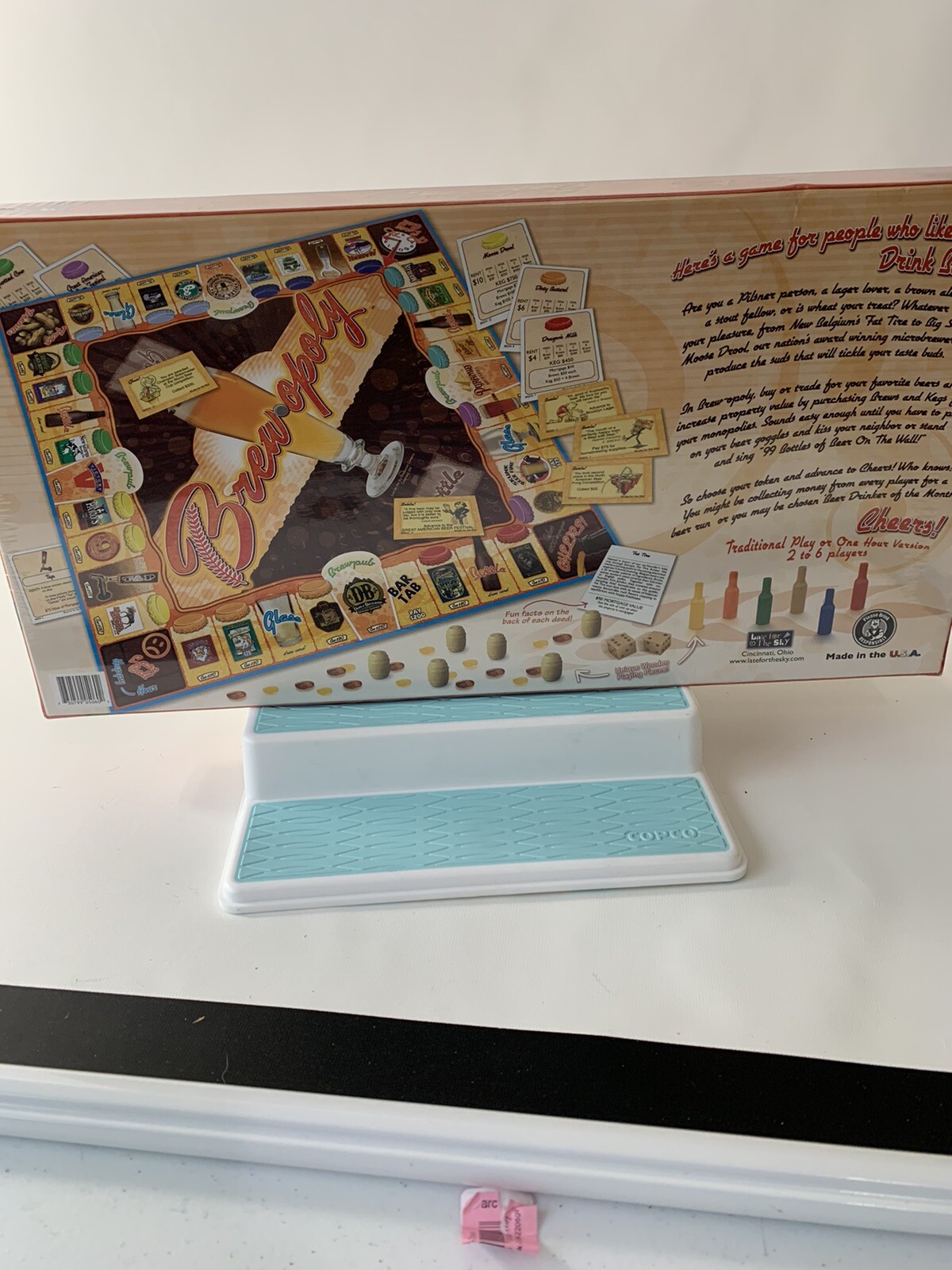 BREW-OPOLY Monopoly Board Game / Beer Pilsner Bar Pub Game Sealed NEW ...