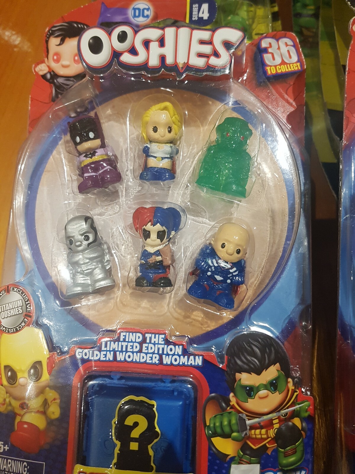 SALE 1X Ooshies Dc Comics superheroes series 4 Titanium Edition 7-pack ...