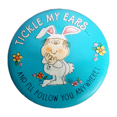 Vintage Hallmark Pinback Button Easter Novelty Bunny | eBay