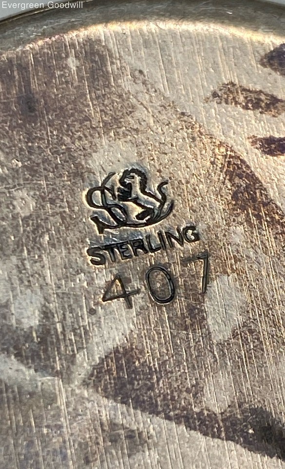 Frank M. Smith Sterling Silver Miniature Trash Can | eBay