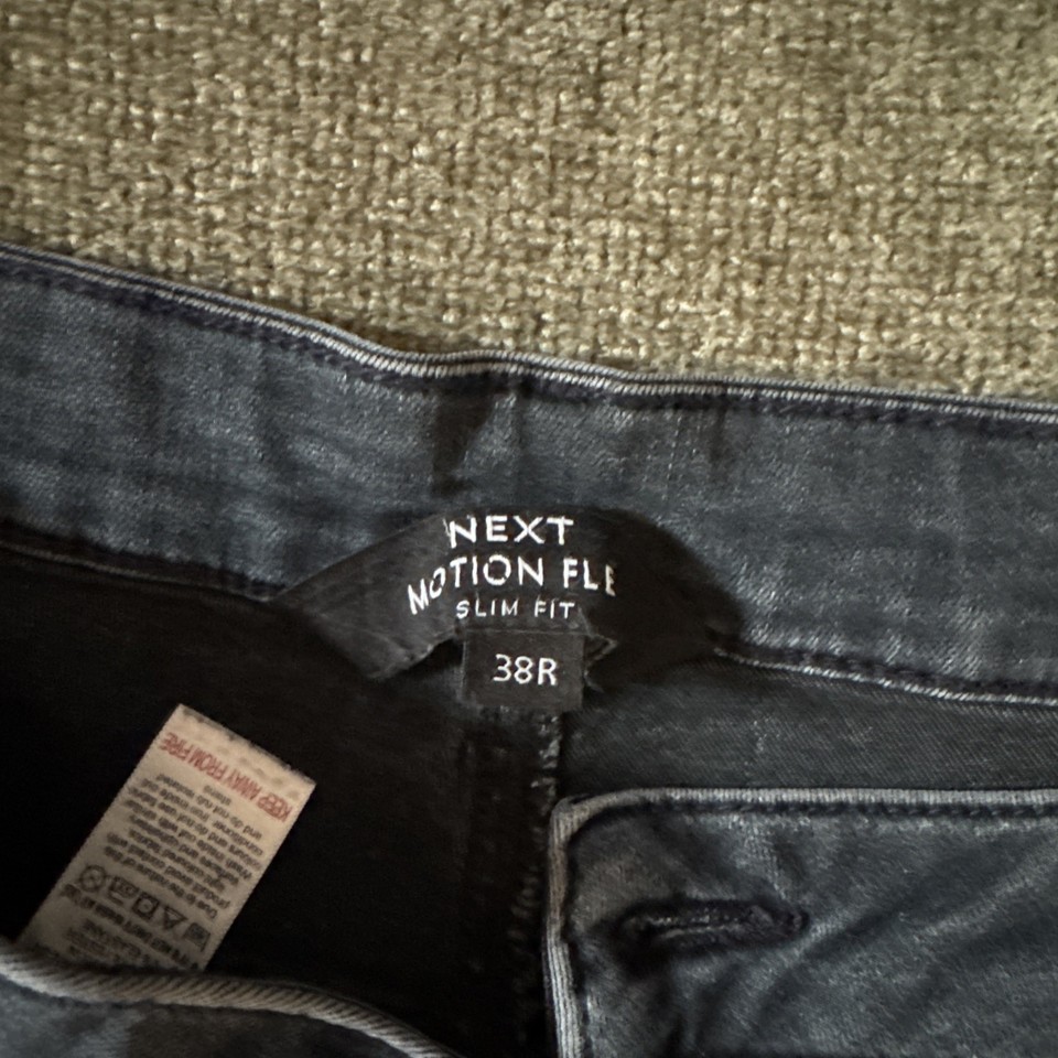 Next Motion Flex Slim Fit Jeans – Blueblack– 38R – Stretch Denim ...