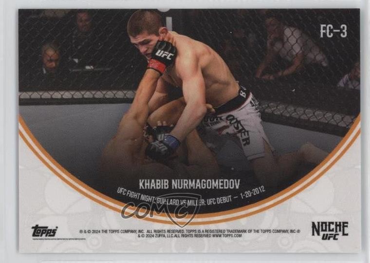 2024 Topps UFC Noche Full Circle Khabib Nurmagomedov #FC-3 | eBay