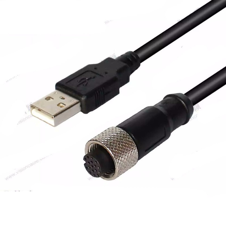 1Pcs New Replacement M12 To USB Cable for CAB-1021 93A050100 | eBay